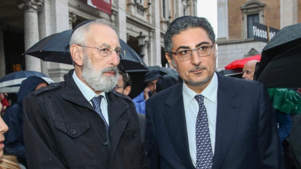 Il Rabbino Capo Riccardo Di Segni e il Presidente Victor Fadlun ...